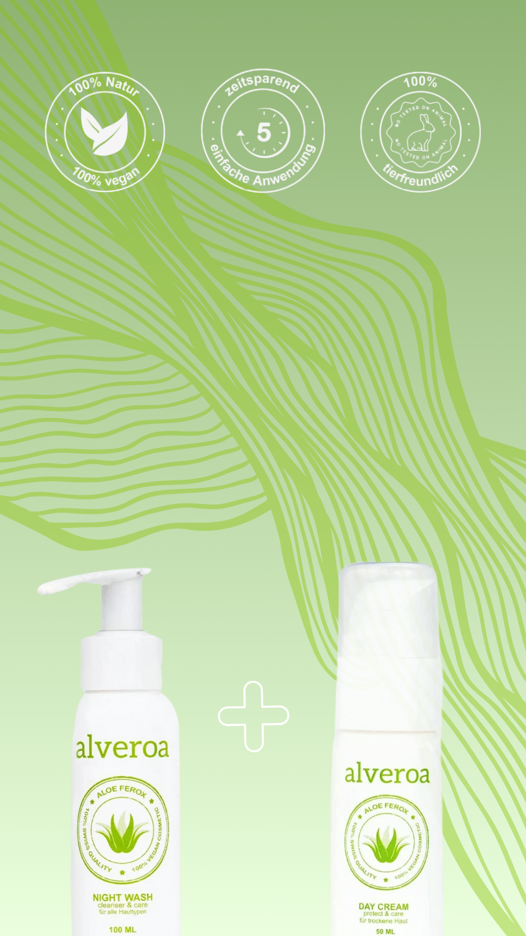 Deine hochwertige Gesichtspflegeroutine mit Hyaluron, Q10 und mehr ...